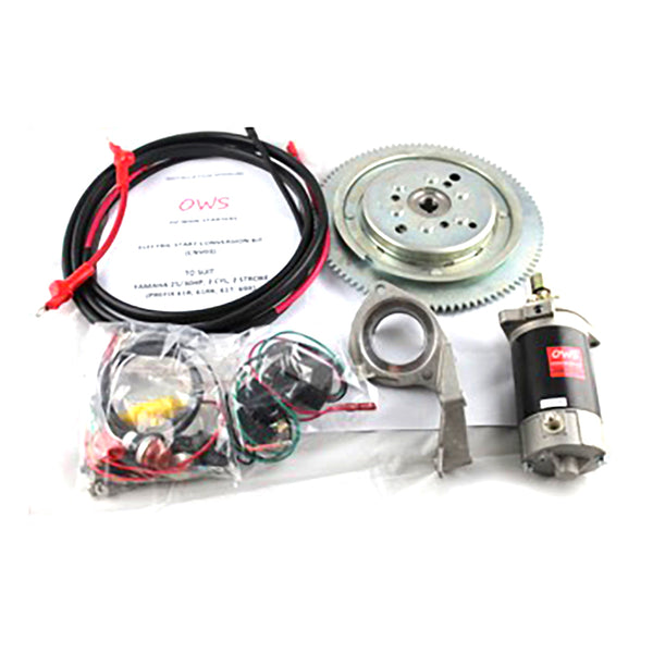 Electric Start Kit [Yamaha 2 Stroke 25/30hp single carb/CV models] – Oz ...